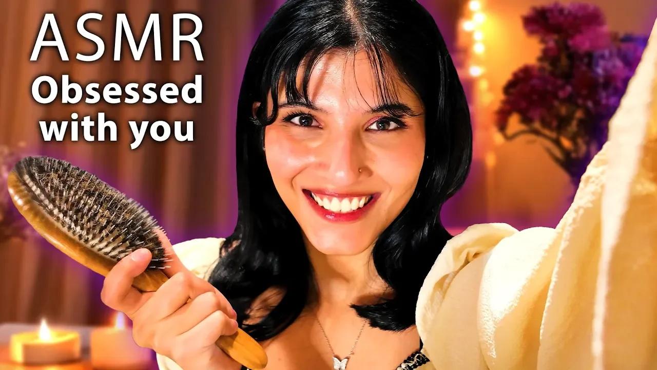 ASMR Best Friend is Obsessed with your Hair! POV Jinah can't stop touching your Hair, Soft Whispers