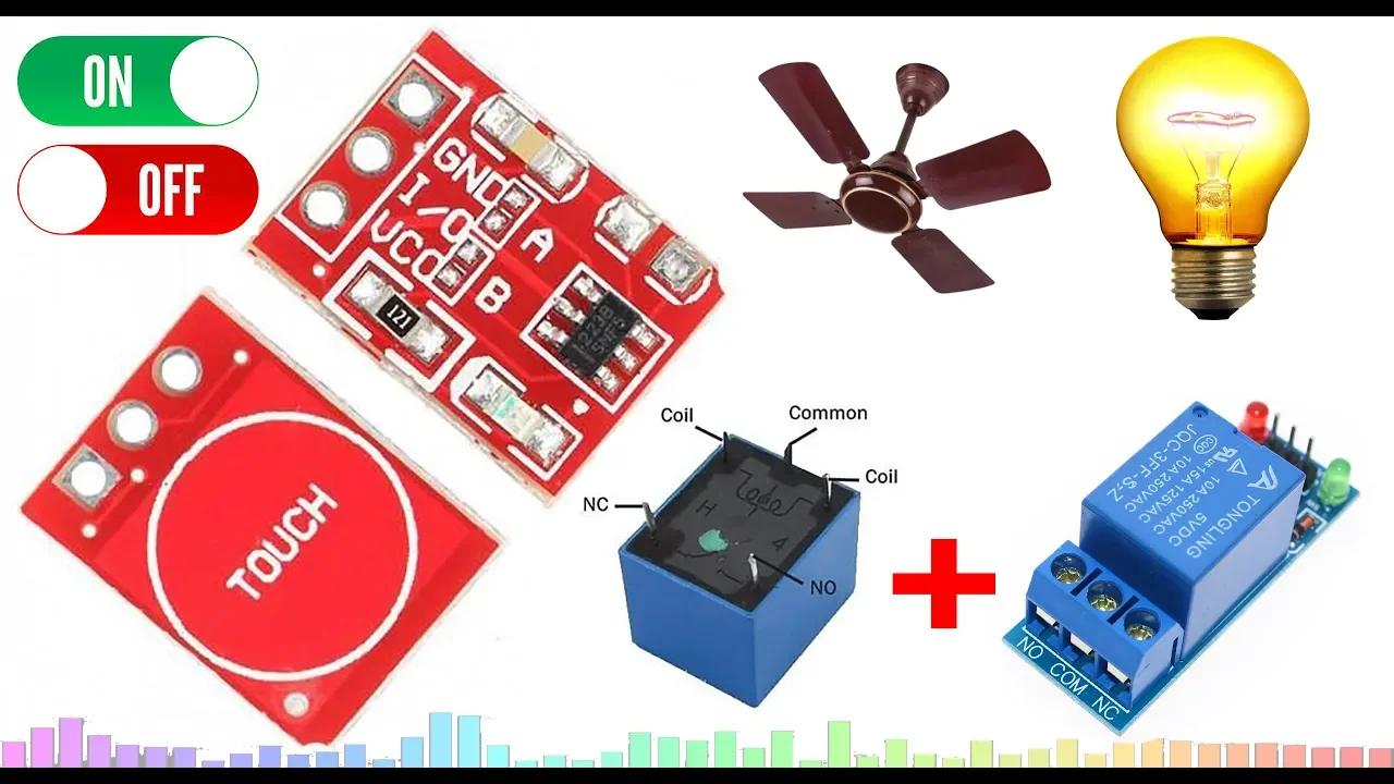 TTP223 Ultra Small Digital Capacitive Touch Sensor ON/OFF Button ...