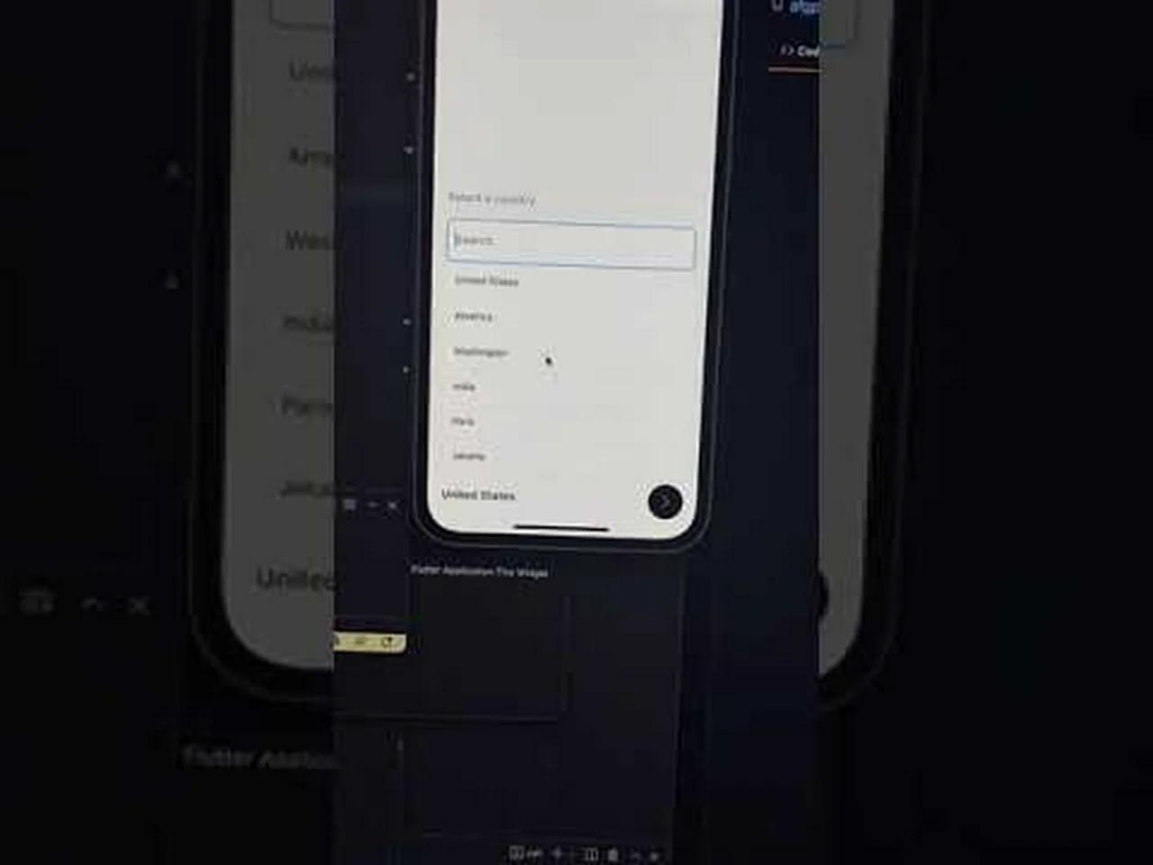 Flutter UI | Searchable Dropdown Package Example #shorts