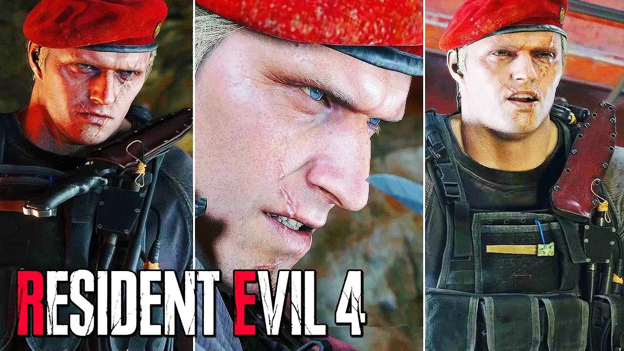RESIDENT EVIL 4 REMAKE - TODAS AS CENAS DE JACK KRAUSER