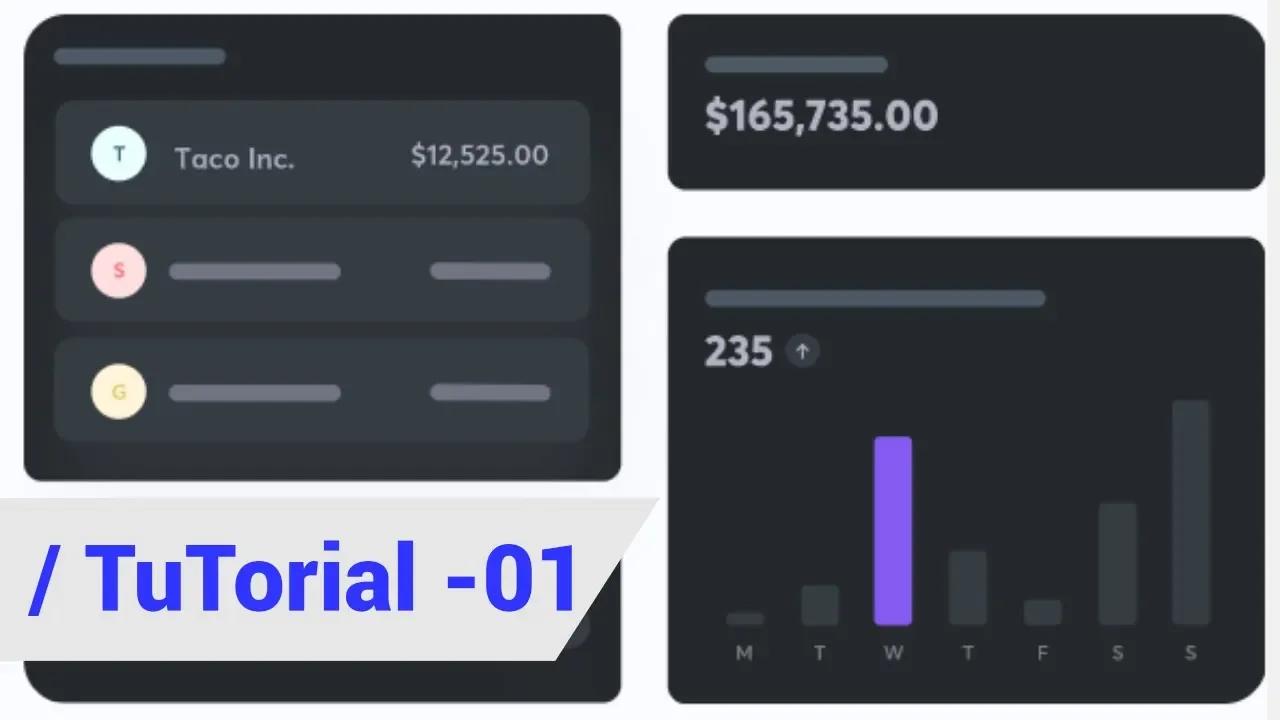Create Dashboard Using Html Css Tutorial 1 Creating Analytics Of 3810