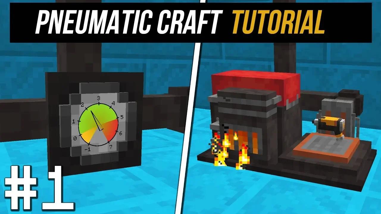 Pneumatic craft. Part 1. Basics. Tutorial / guide 1.20.1 (minecraft java edition)