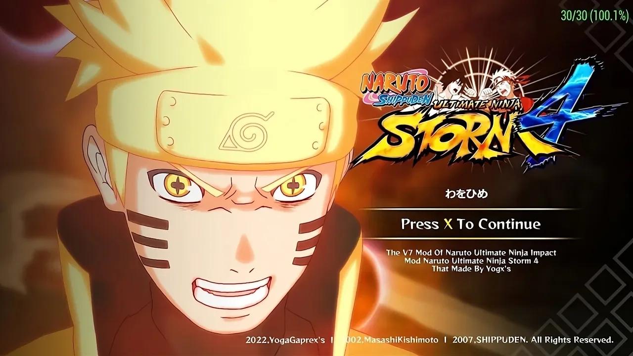🤩[NOVO MOD V7] NARUTO SHIPPUDEN ULTIMATE NINJA STORM 4 [MOD] COM SKIN 3D FULL HD! PARA [PPSSPP] 2023
