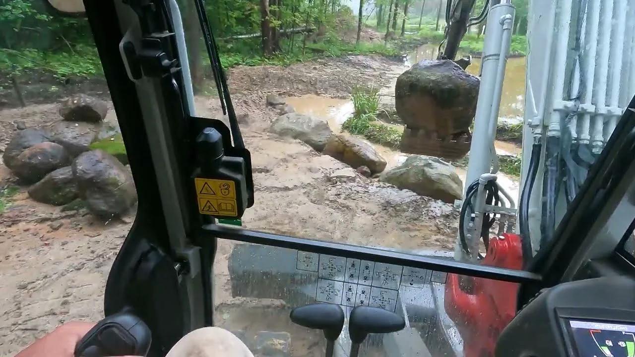 Building a Sediment Border: Placing Rocks and Boulders with Elon at the ...