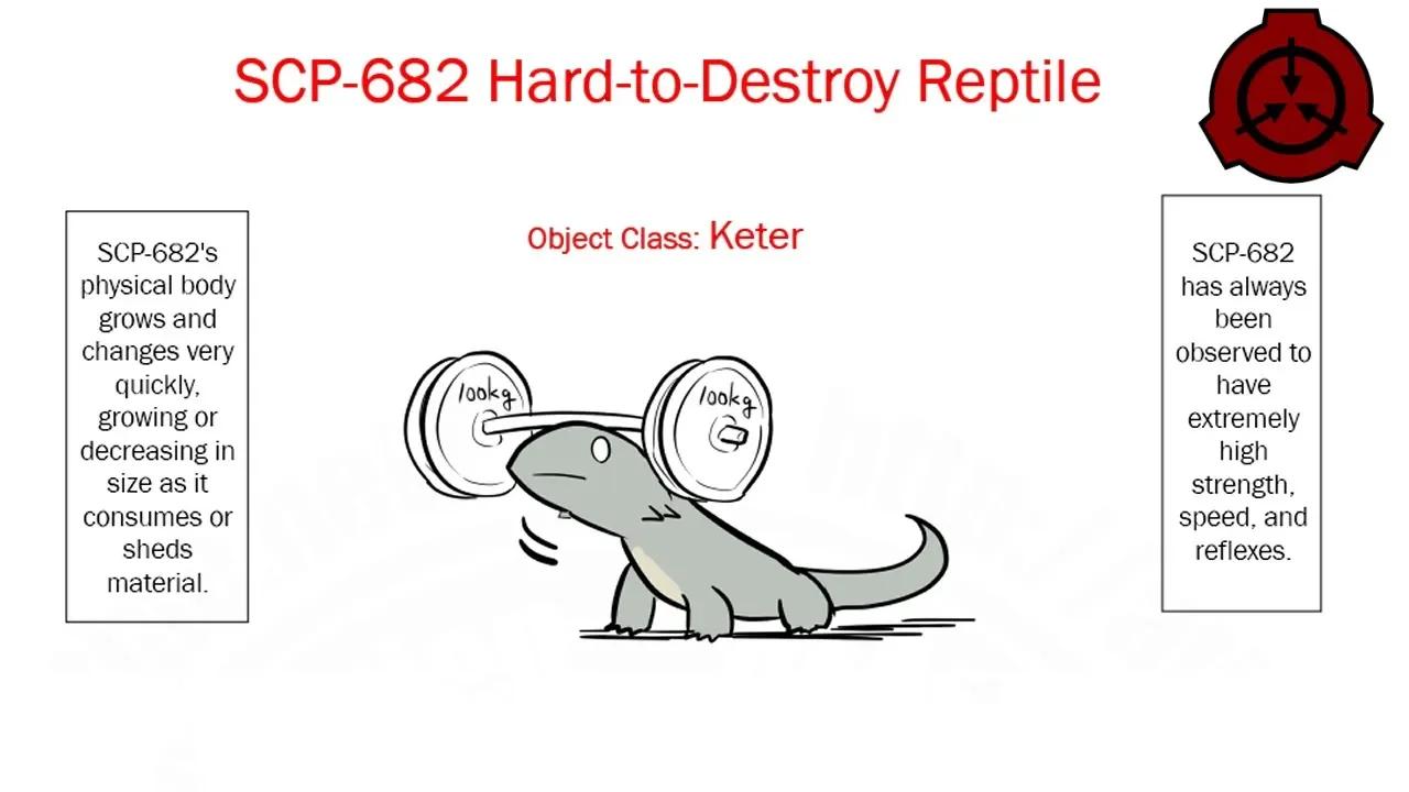 Oversimplified SCP Chapter 4 - SCP-682: Hard-to-Destroy Reptile (SCP ...