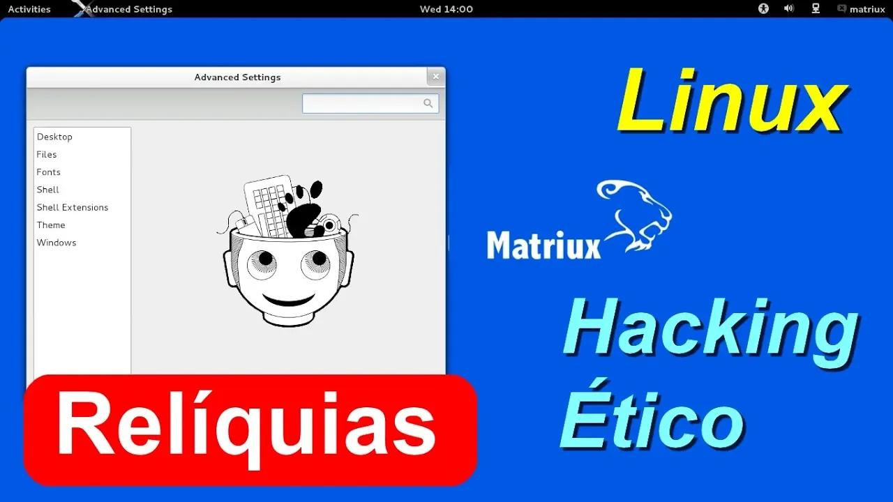 Matriux Linux Debian testes de penetração e investigações forenses. Baú ...
