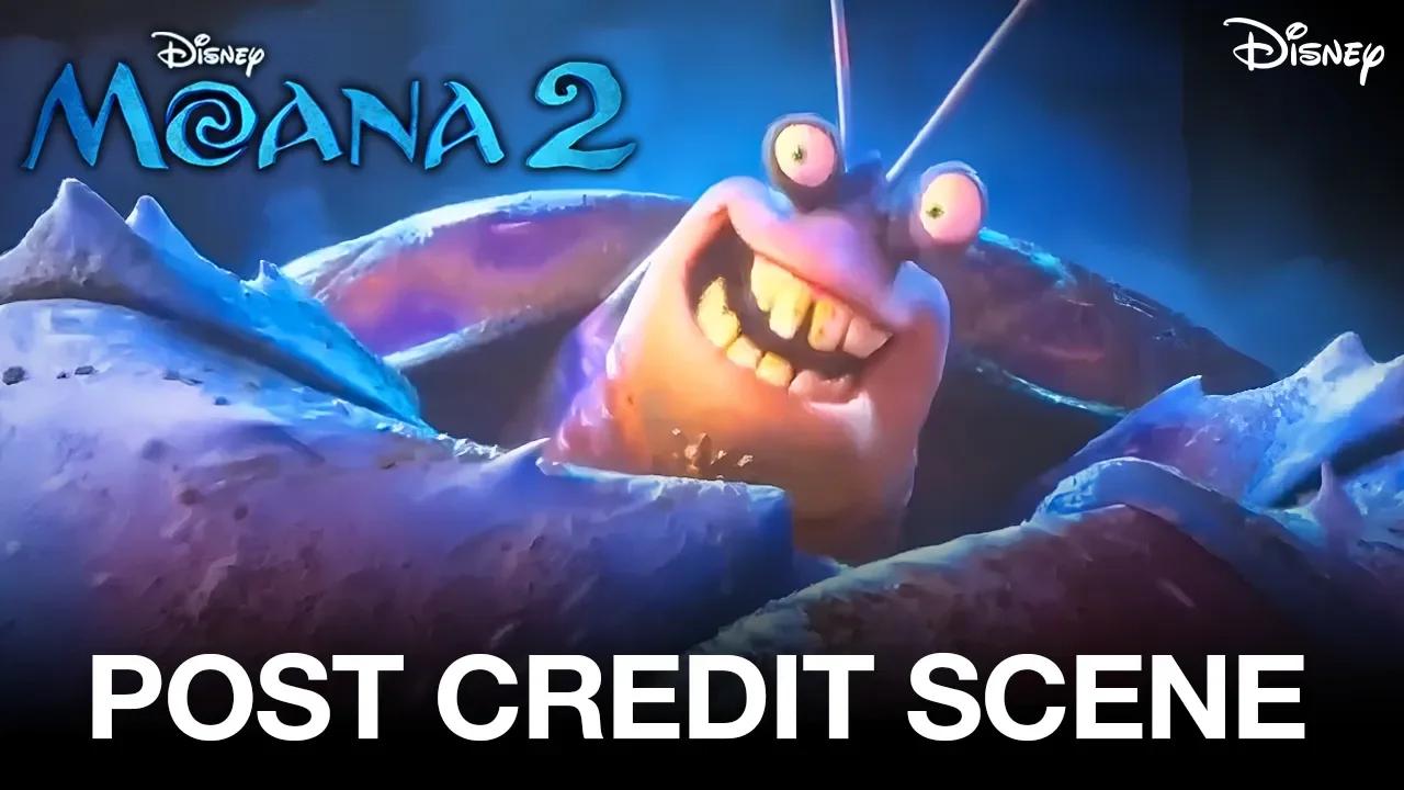 MOANA 2 (2024) | POST CREDIT SCENE | Tamatoa Returns, Villain Team-Up ...