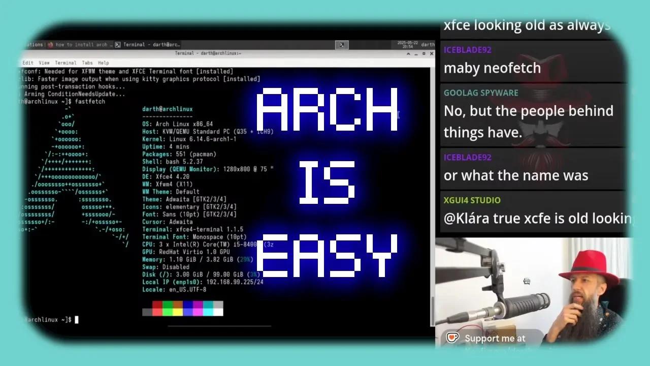 Arch Linux Is Easy - The Archinstall Script In 9 Minutes