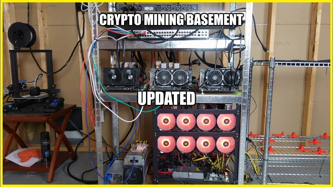 Crypto Mining Basement Rig Move