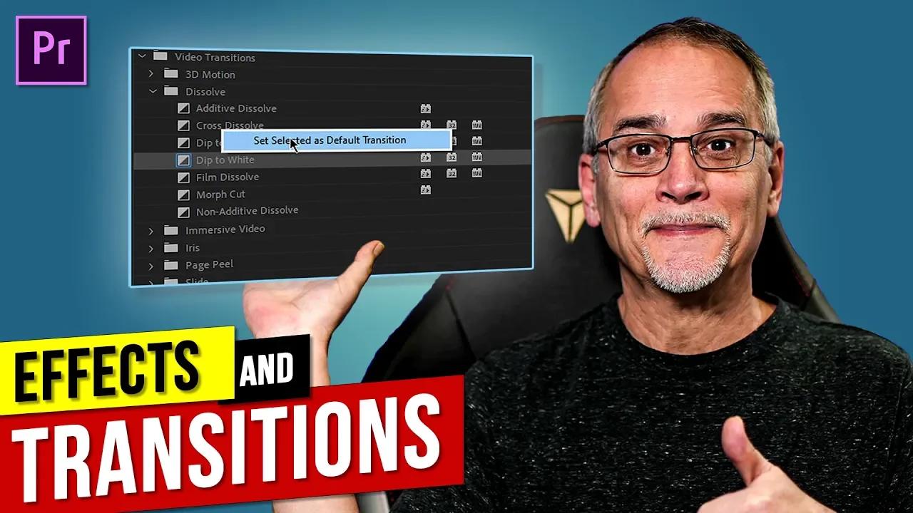 Video Editing QUICK TIPS - Effects and Transitions (ft. Premiere Pro)
