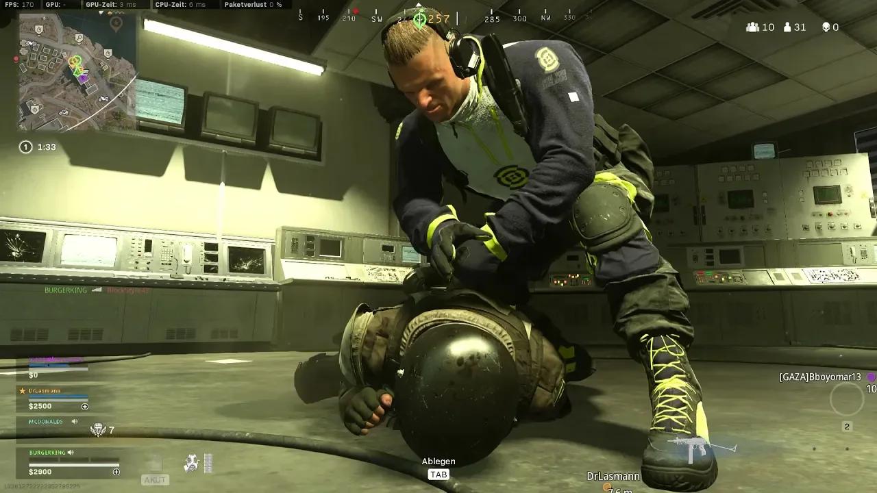 Too much Action on control Center - Rebirth Call of Duty Warzone