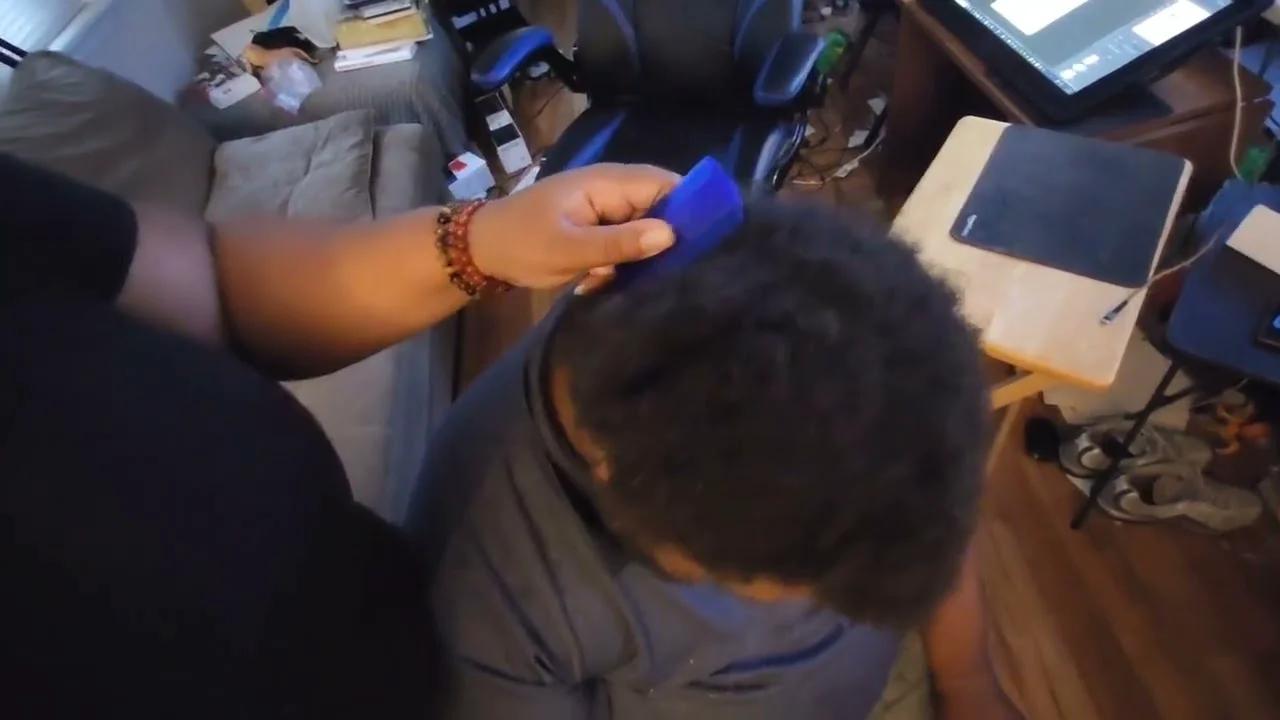 Dandruff Scratching with Finger Nails Massage | Husband's Scalp | Pick ...