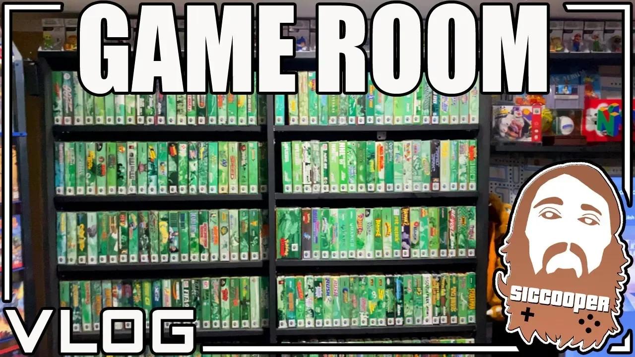 Rearranging & Reorganizing the Video Game Collection Room | SicCooper