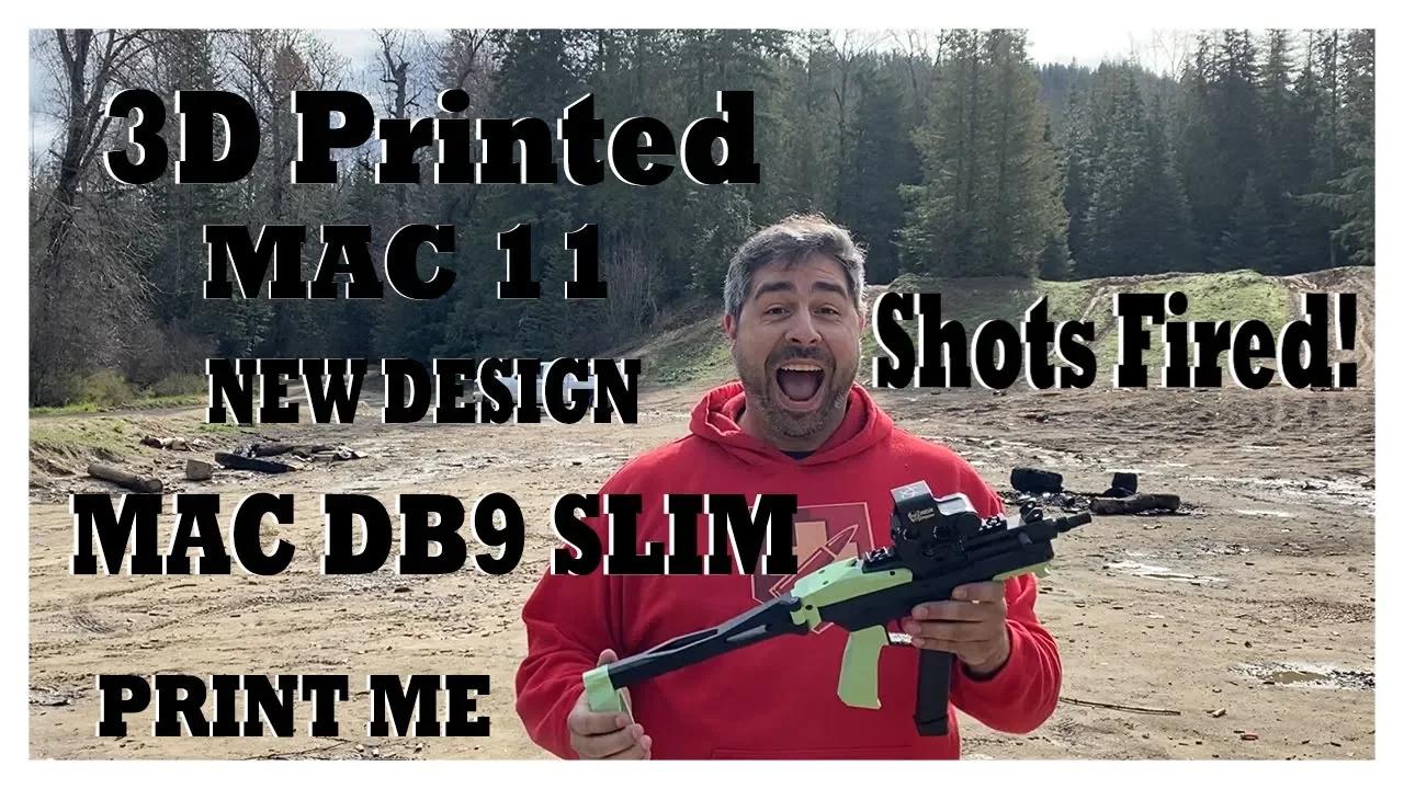 3D Printed Mac 11!! Mac DB9 Slim!! That New New!