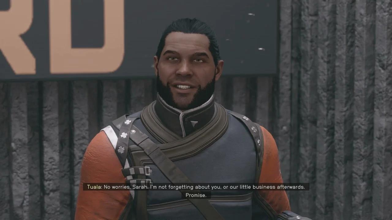 Starfield - The Old Neighborhood: Talk To Sarah's Contact John Tuala ...