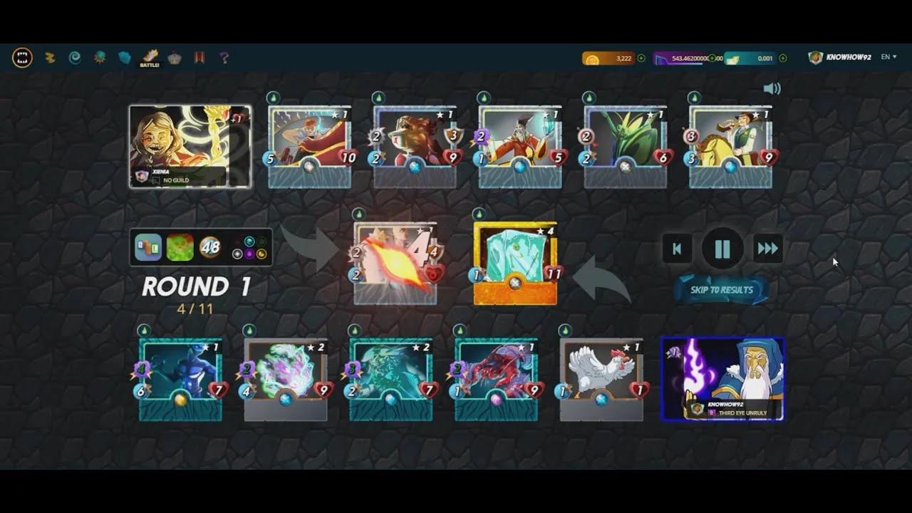 Splinterlands - Ranked Plays with "Water" (GAMEPLAY)