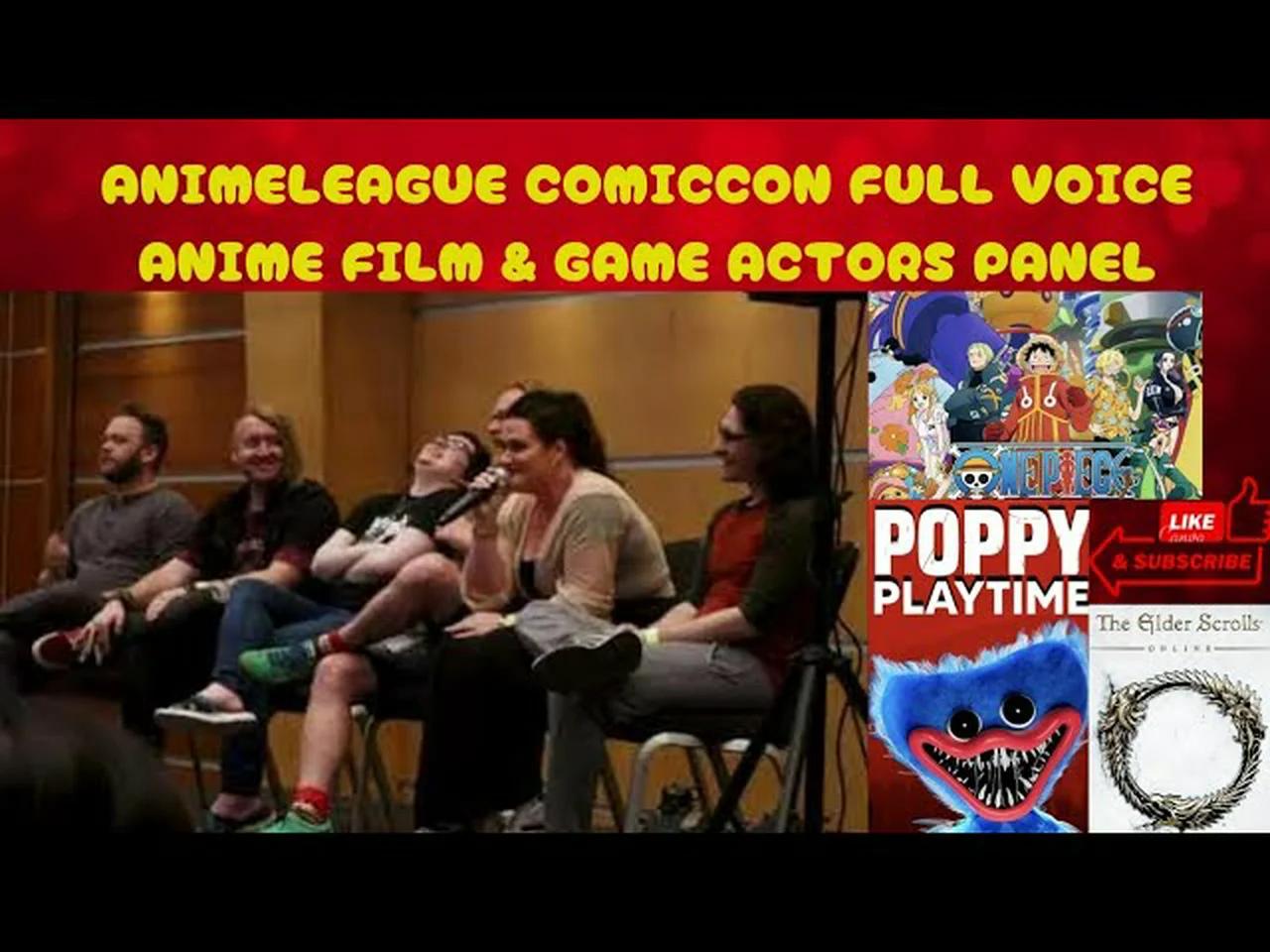 London Animeleague Comiccon Full Voice Panel With Actors Austin Tindle ...