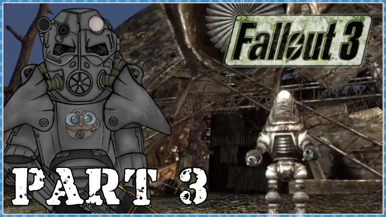 FALLOUT 3 MODDED Playthrough Part 3 - THE OUTSIDE WORLD IS SCARY!