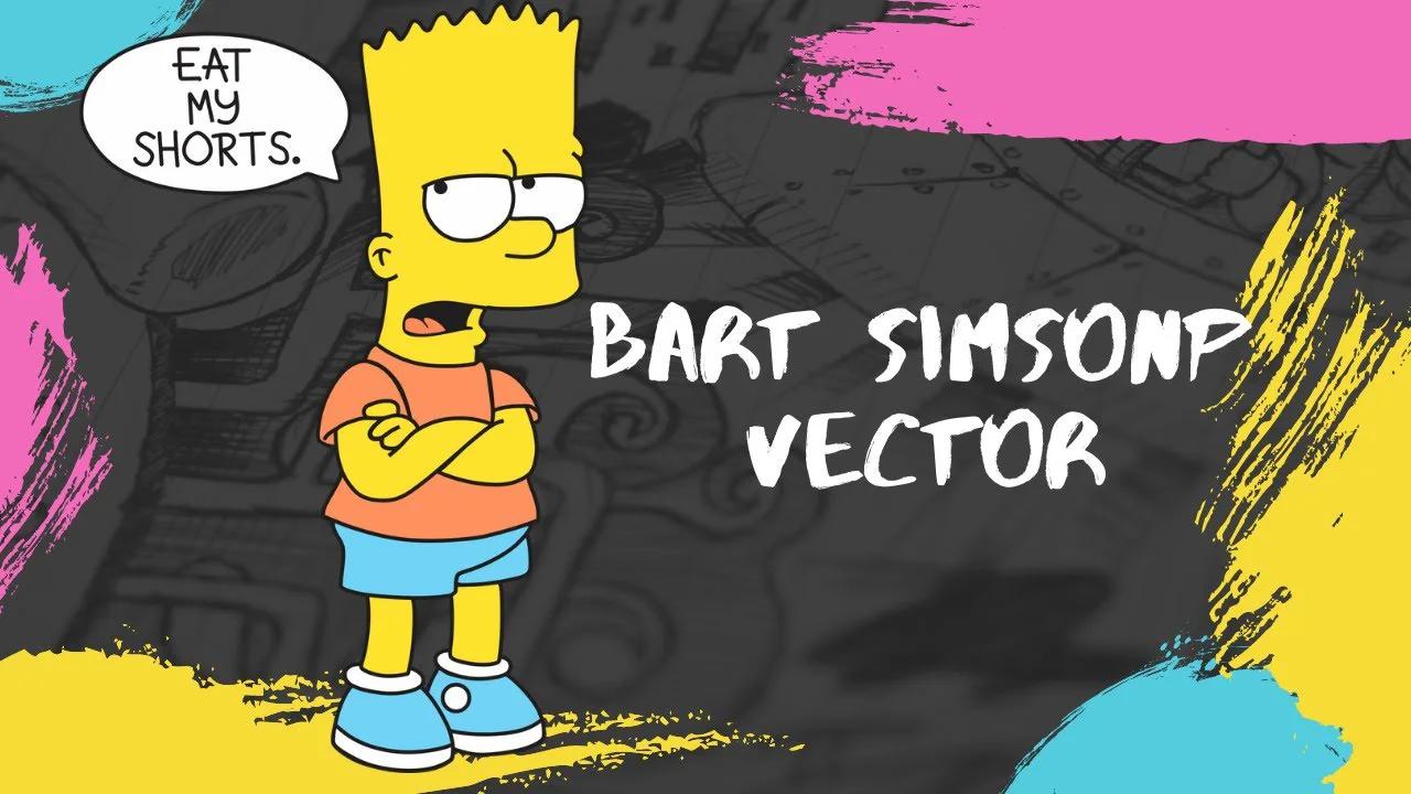 BART SIMPSON VECTOR COREL DRAW
