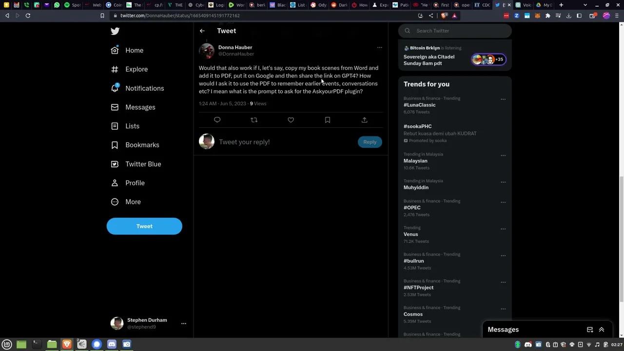 Quick demo of "Superpower GPT" browser extension for GPT4 and it's ...