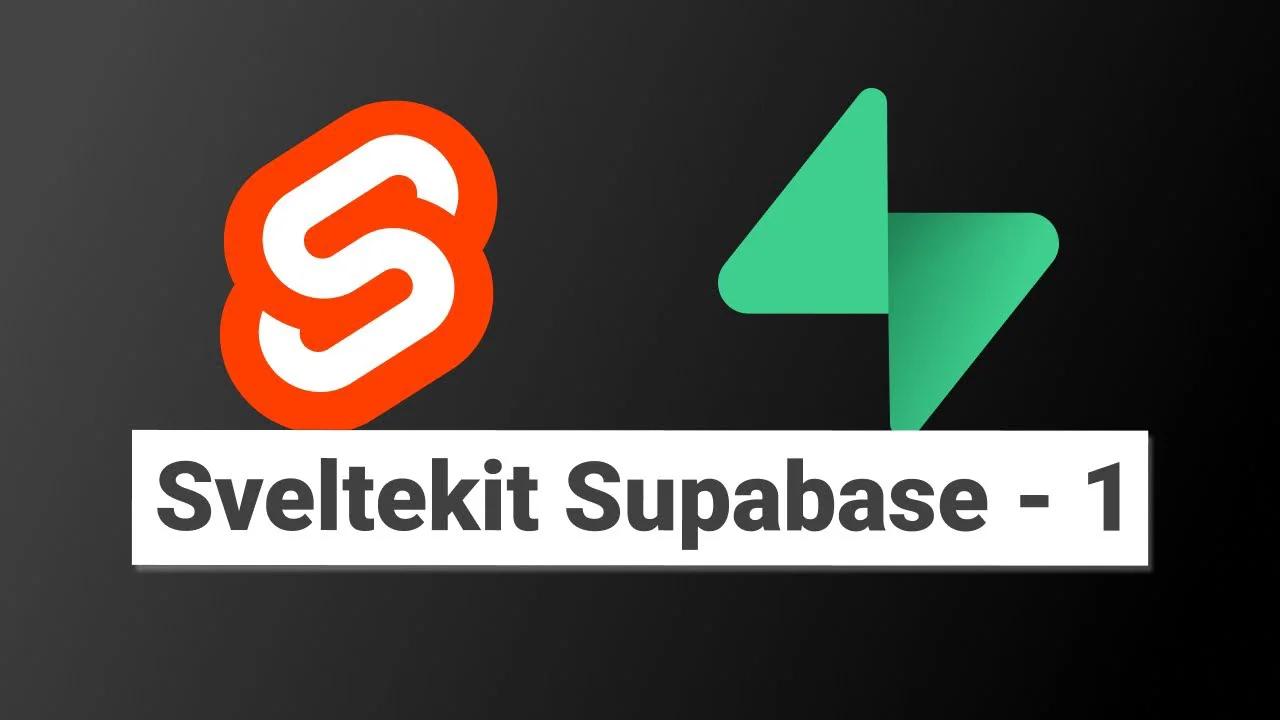 Sveltekit Supabase Todo app - 1