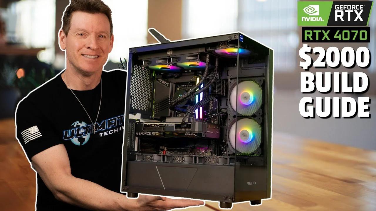 THE BEST $2000 PC Build - RTX 4070 ( w/Benchmarks )