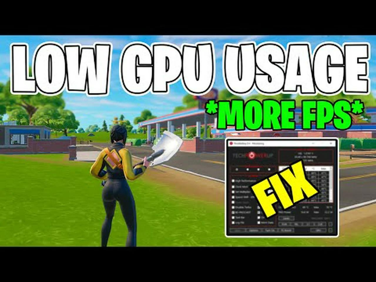 How to fix High CPU Usage & Low GPU Usage in Fortnite Season 3