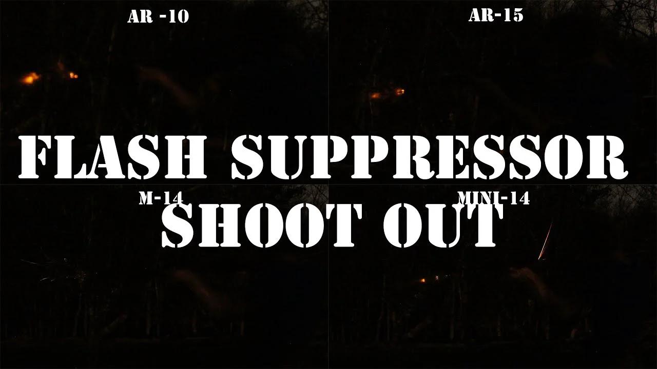 Flash Suppressor Shootout A2 Flash Suppressor Vs. M14 Flash Suppressor ...