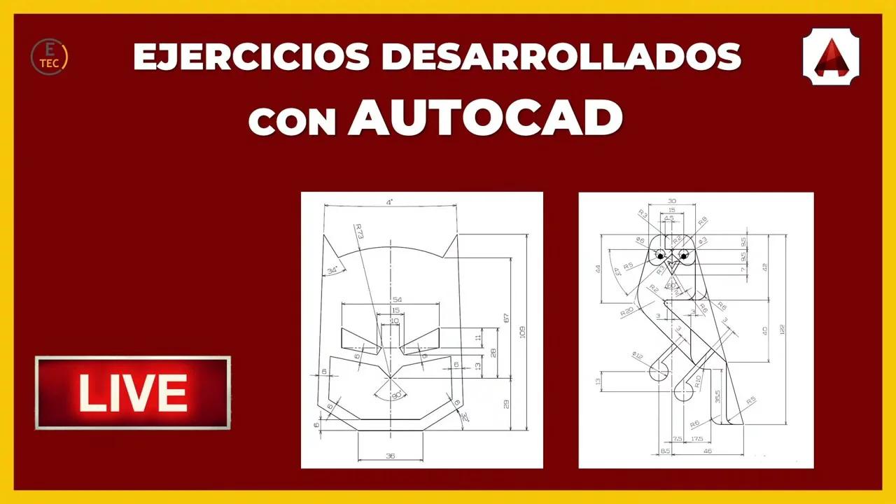 Copia de AutoCAD: Ejercicios Desarrollos paso a paso