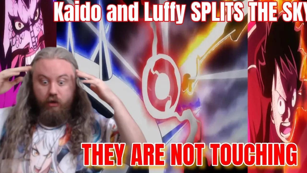 Luffy and Kaido SPLITS THE SKY | One Piece Episode 1051 Reaction ...