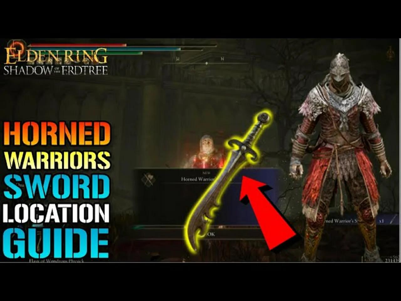 Elden Ring: "Horned Warriors Sword" Location Guide! How To Get This TODAY (Shadow Of The Erdtree)