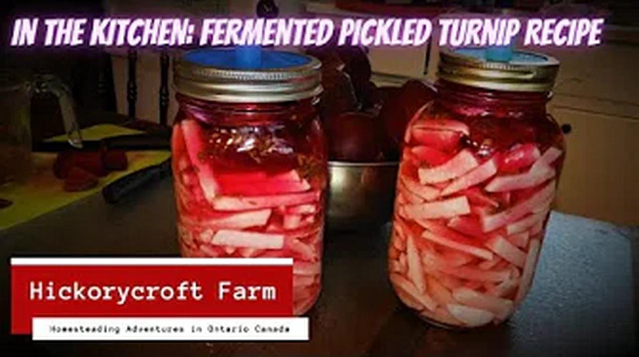 Fermented - Pickled turnip recipe