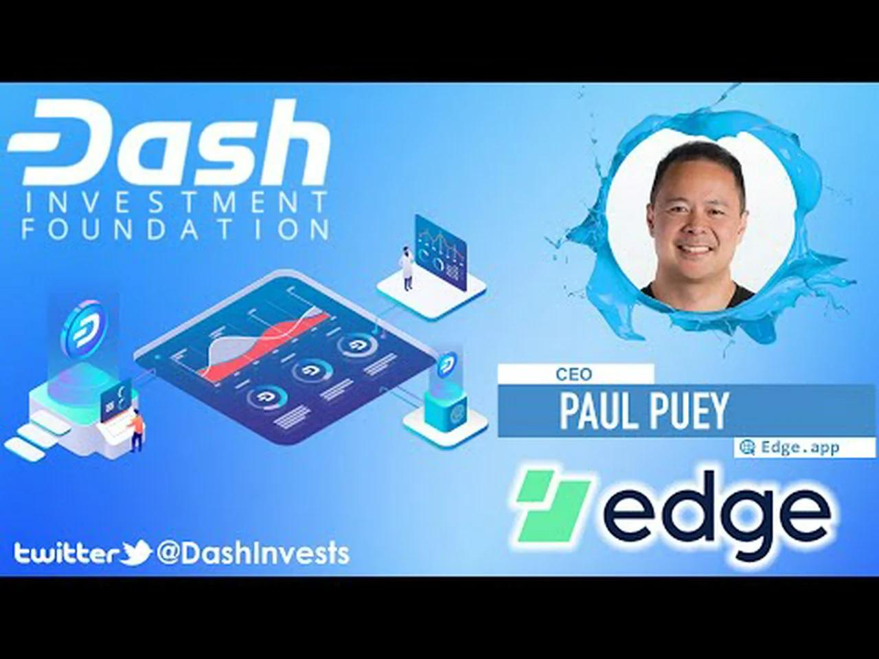 Dash Investment Foundation Invests in Edge Wallet, Self-Custody ...