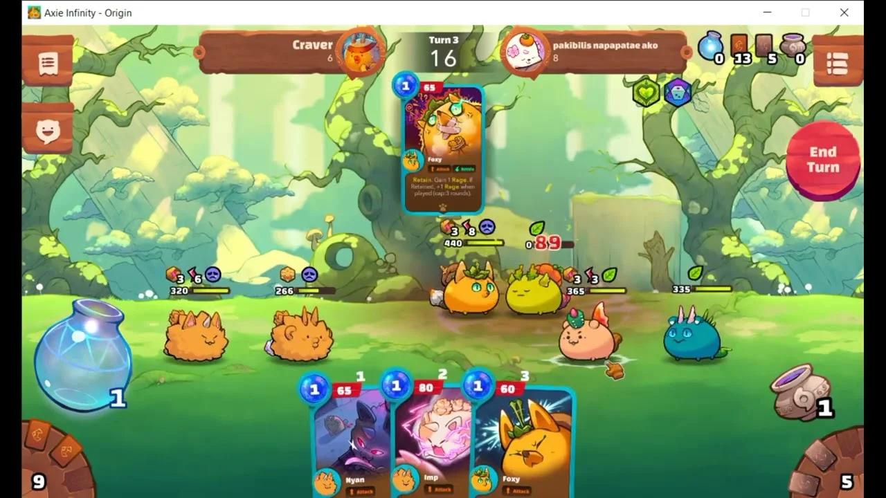 Axie Infinity Origin Tiger Rank Ianz Gameplay