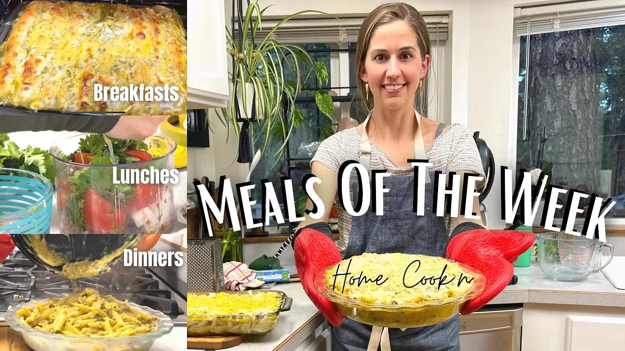 EASY WEEKLY MEAL PREP MADE FROM SCRATCH RECIPES LARGE FAMILY MEALS ...