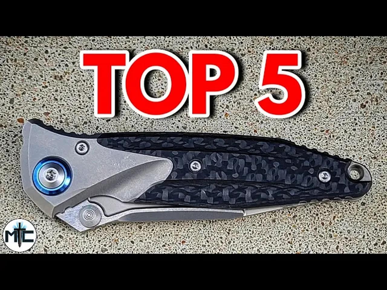 My Top 5 FAVORITE Folding Knife Designs Of 2022 - SO FAR