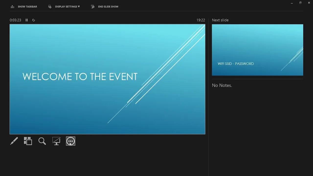 The ultimate holding slide deck in PowerPoint with LOOPING sections for ...