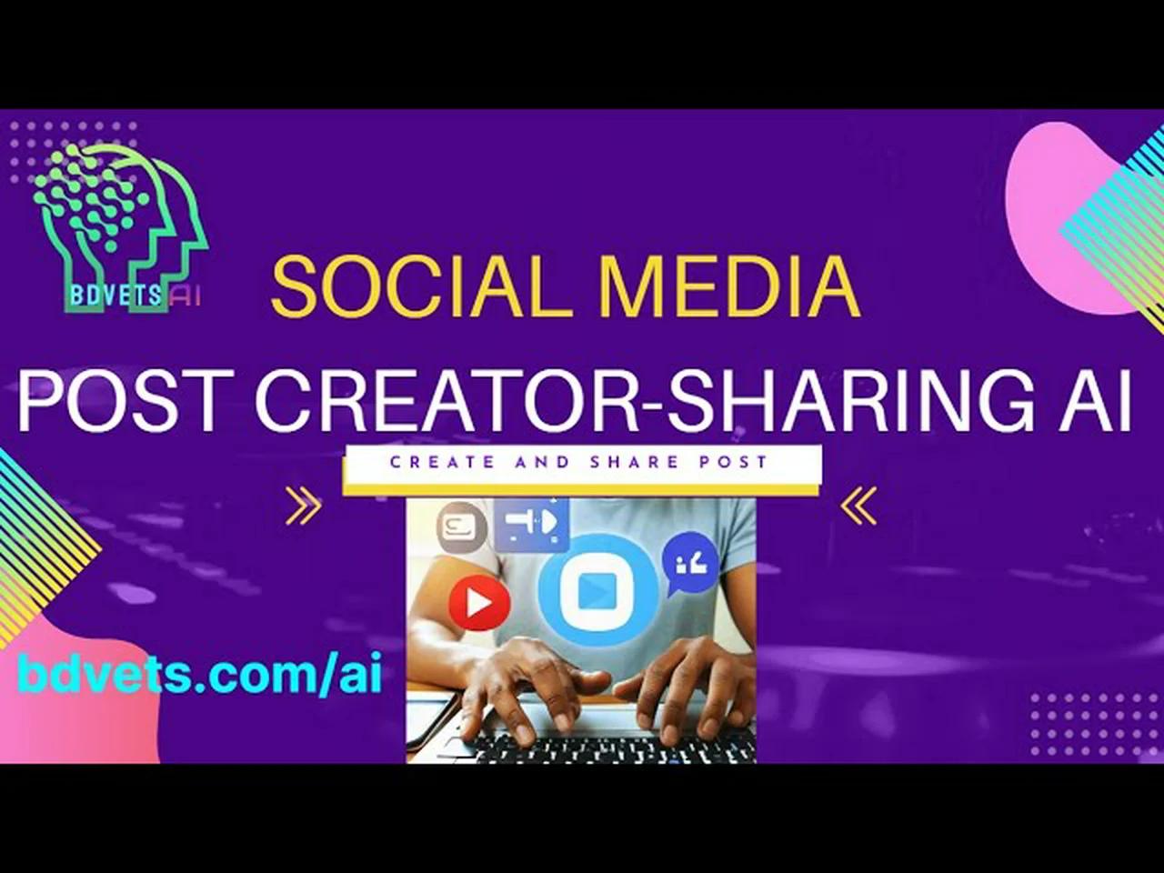 📣 Ultimate social media post creator and sharing platform! 🎉