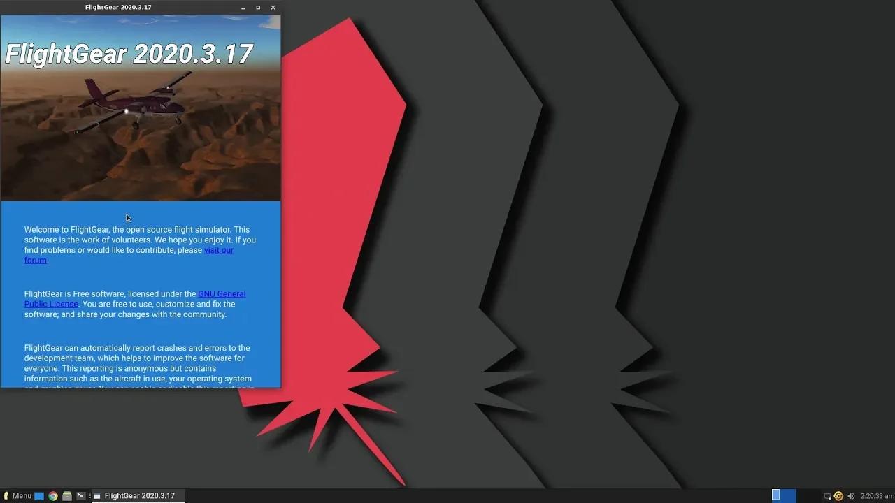 How to install Flightgear on Linux Lite 6.2