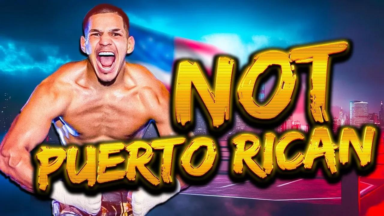 Edgar Berlanga SNAPS! "PUERTO RICO DOESN'T CLAIM YOU"