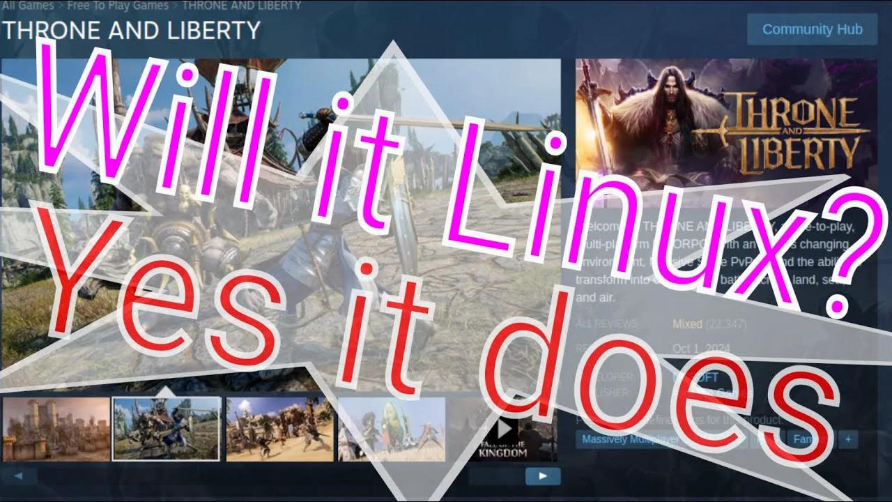 Throne and Liberty just released, Will it Linux?