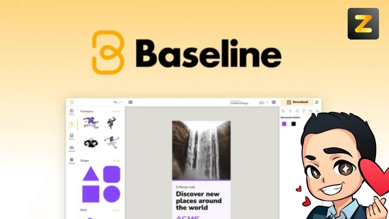How to Design a Brand Logo Guide with Baseline | Canva Alternative