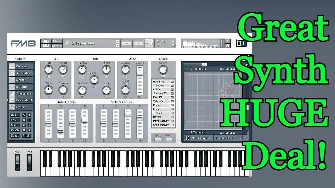 Awesome Classic Synth VST Plugin by Native Instruments - FM8 - Quick ...