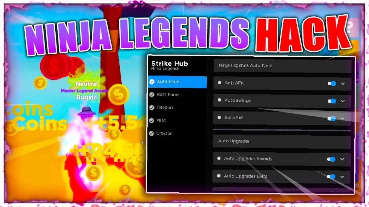 Ninja Legends Script Hack | Auto Farm, Boss Farm, Collect All, Auto ...