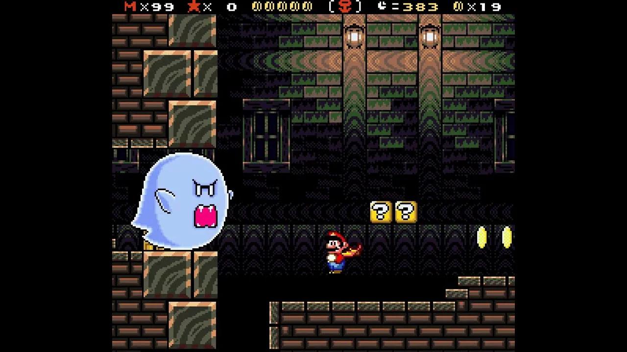 Super Mario World: Quest for Gaming - Blocky Boo Manor