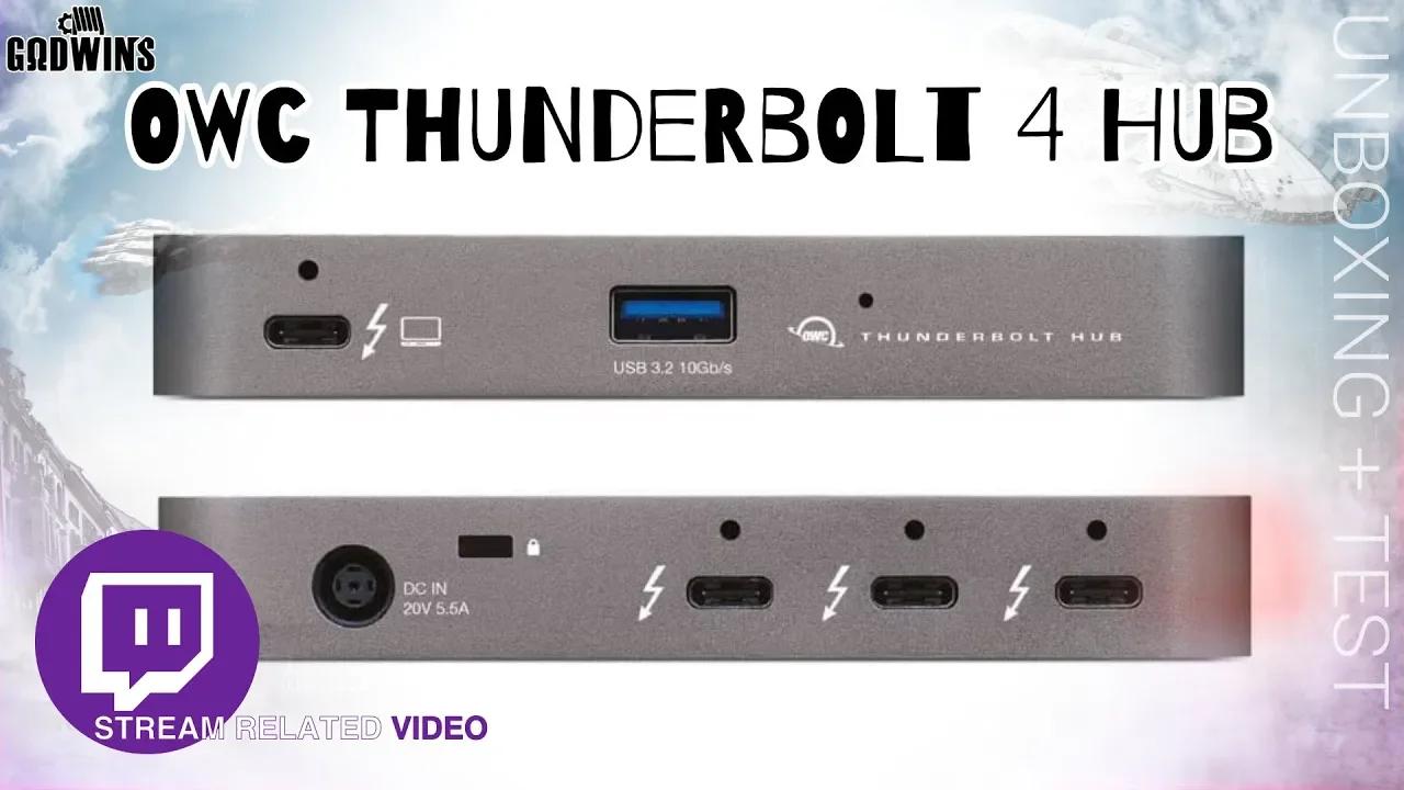OWC Thunderbolt 4 hub