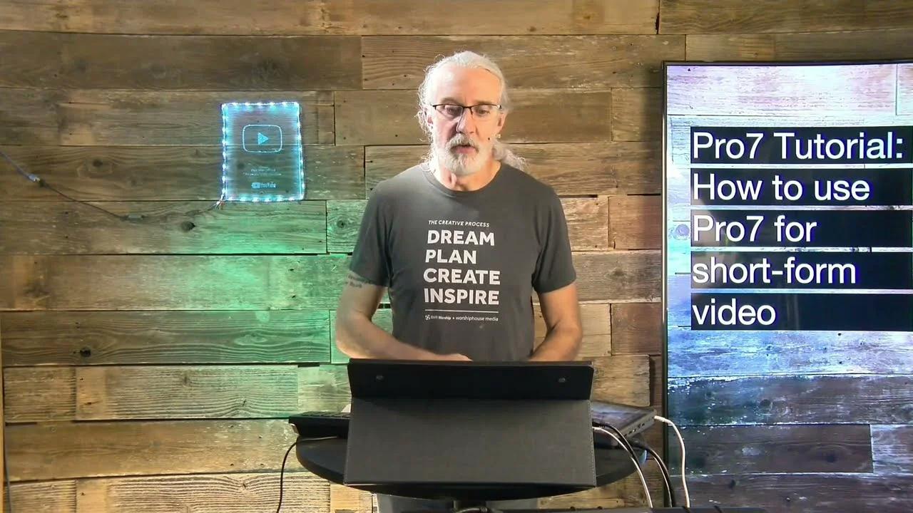 ProPresenter 7 Tutorial: How to use Pro7 to make short form videos