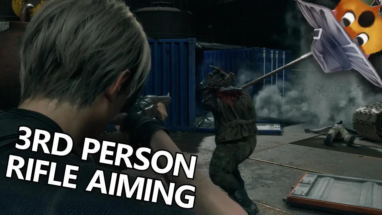 Third Person Rifle Aiming Rather Than Iron Sights - Resident Evil 4 ...