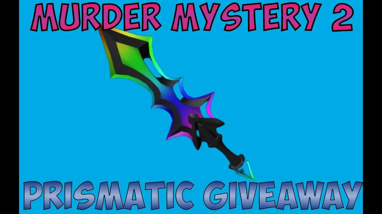 Roblox Murder Mystery 2 Prismatic Knife Giveaway (Again)