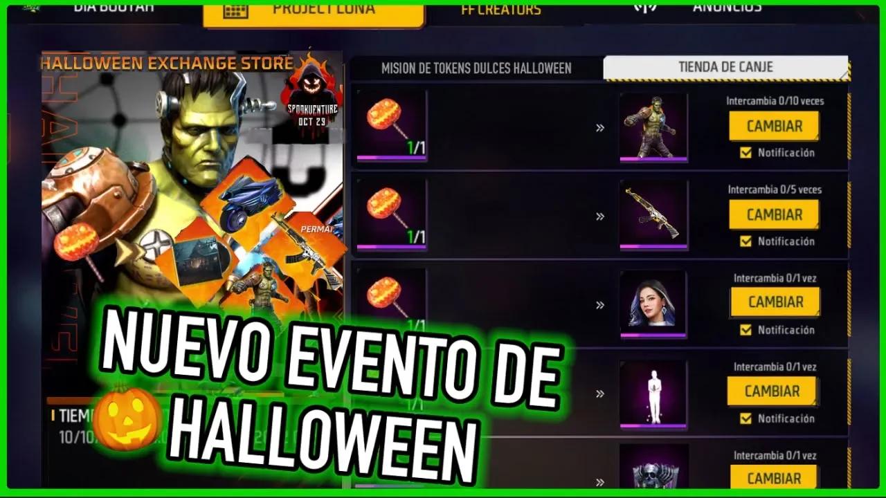 Asi es el Nuevo Evento Halloween Que Llegara a Free Fire Latam 👻 ...